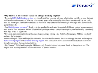 FLIGHT TICKET RESERVATION SYSTEM FLIGHT BOOKING ENGINE | PPTX