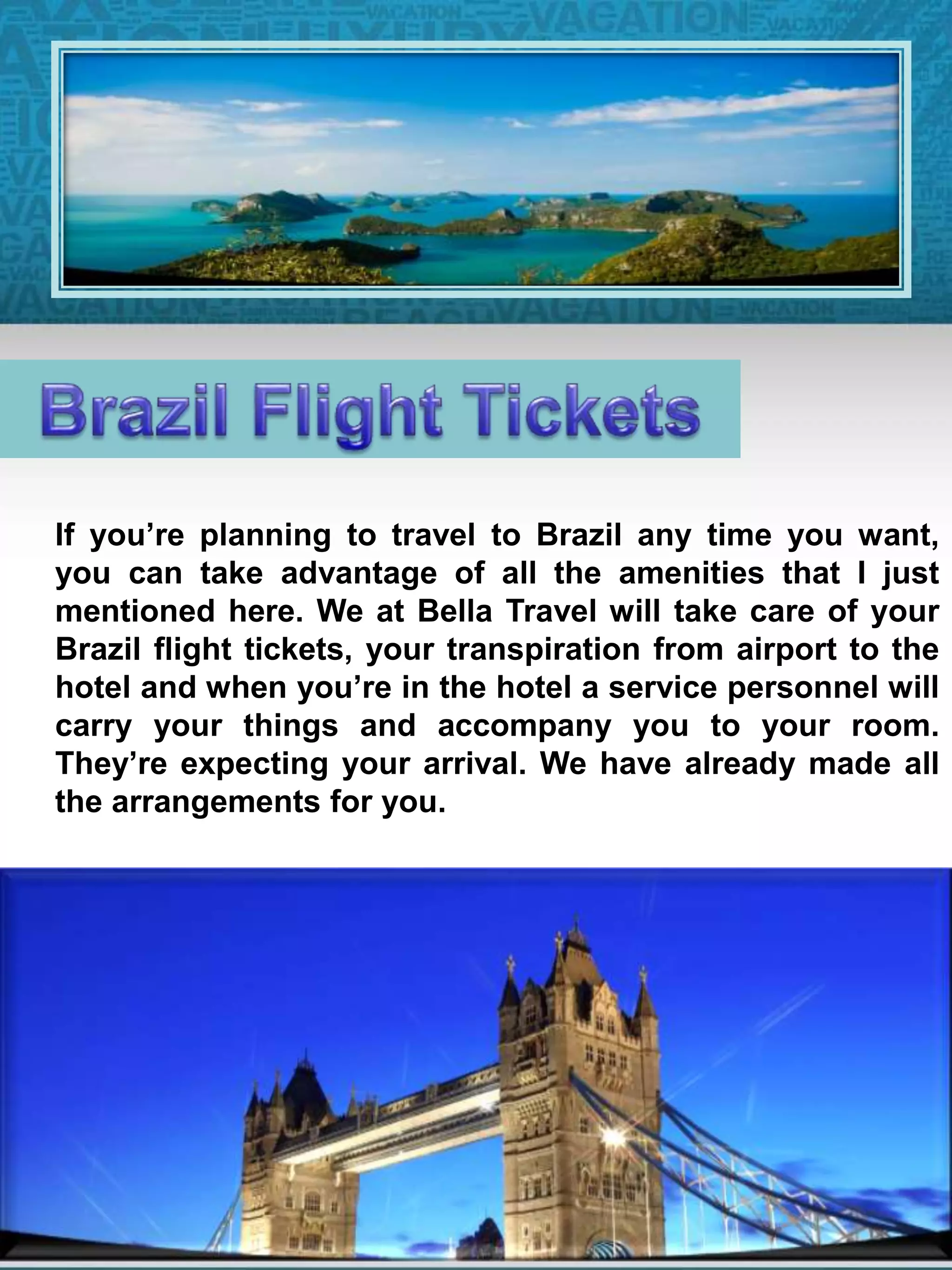 Flight to brazil | PDF