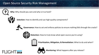 FLIGHT WEST 2018 - Presentation - SCA 101: How to Manage Open Source Security Risks with Black ...