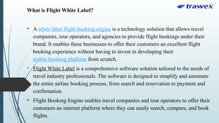 Flight White Label | PPTX