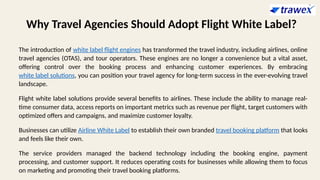 Flight White Label | Airline White Label | Flight API | PPTX