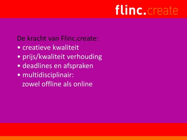 Presentation Flinc.Create | PPT