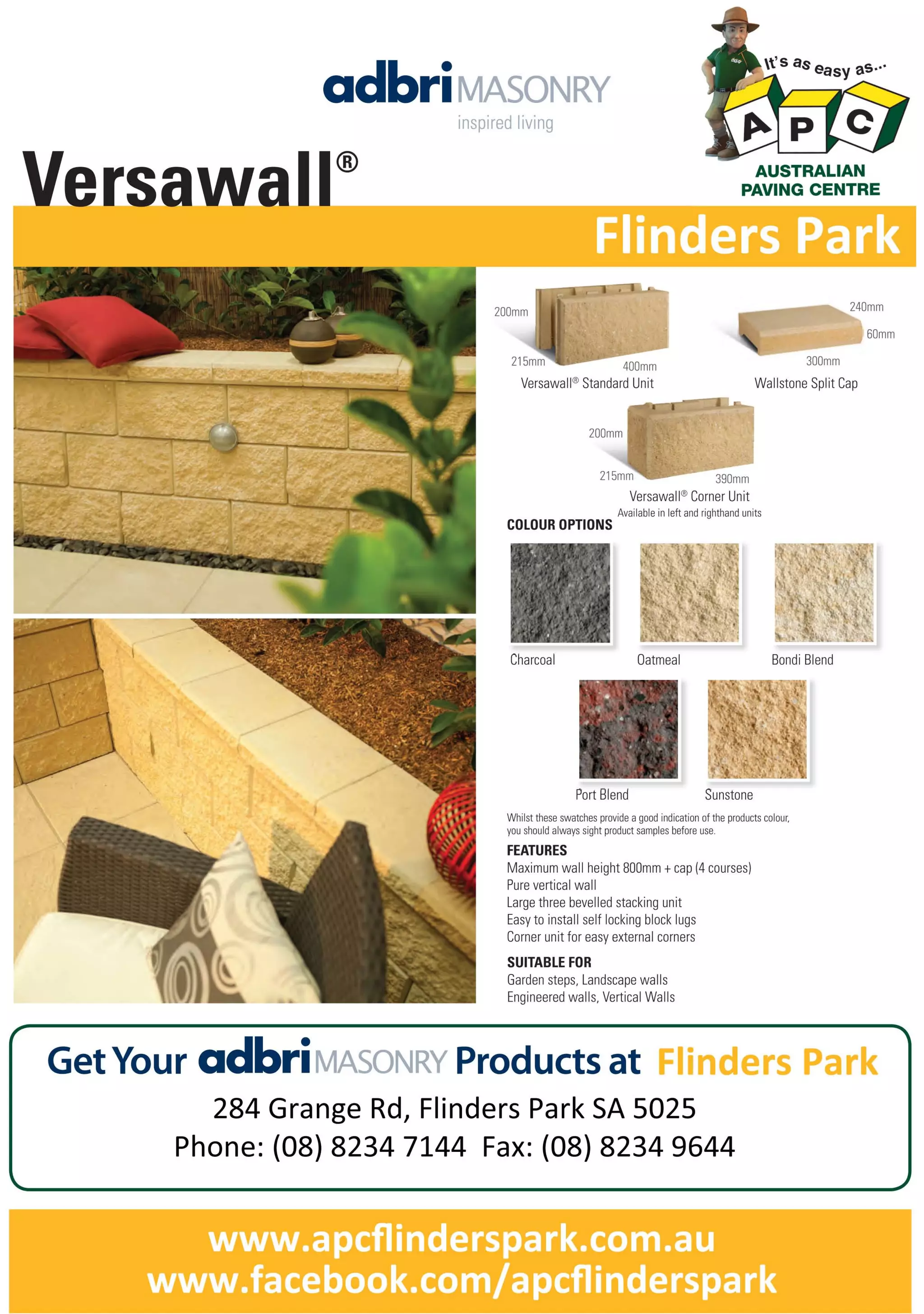 Flinders park apc_versawall | PDF