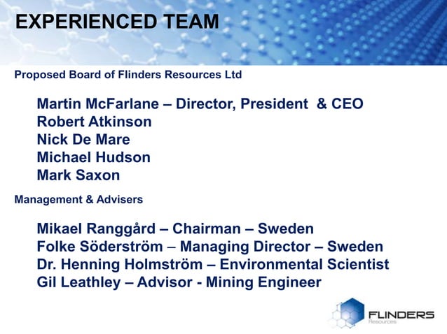Woxna The Rebirth of Flike Graphite Production in Sweden | PPT