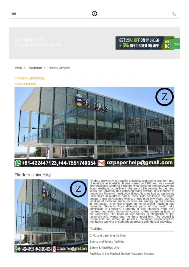 Flinders university | PDF