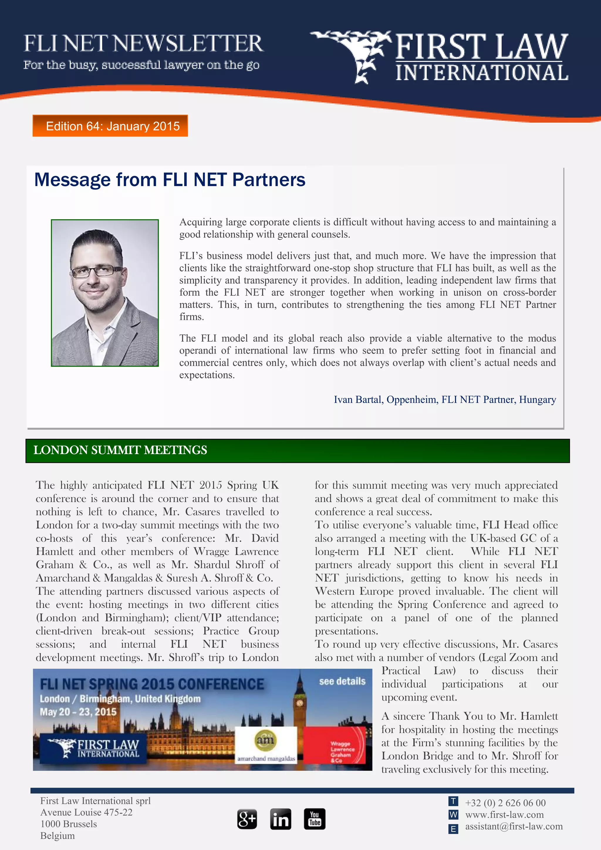 FLI News - Jan 2015 | PDF