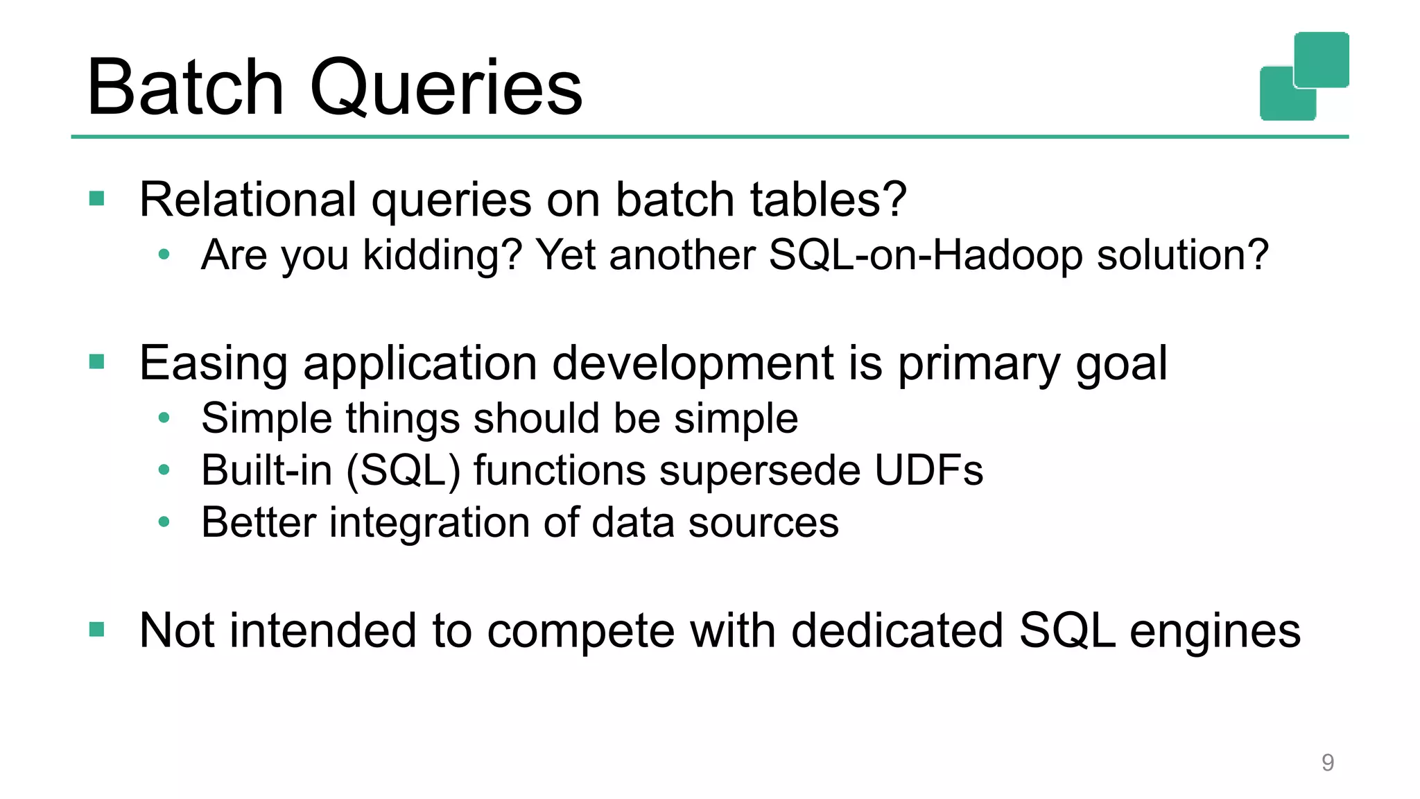 Taking a look under the hood of Apache Flink's relational APIs. | PPTX | Databases | Computer ...