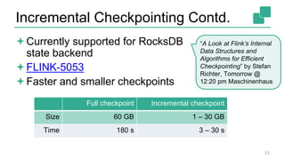From Apache Flink® 1.3 to 1.4 | PPT