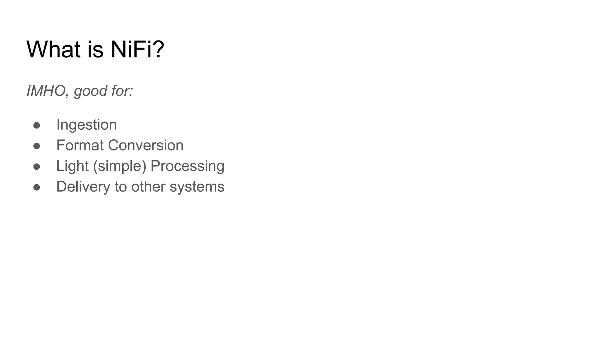 Flink and NiFi, Two Stars in the Apache Big Data Constellation | PPT