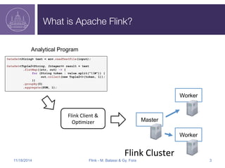 Flink Apachecon Presentation | PPT