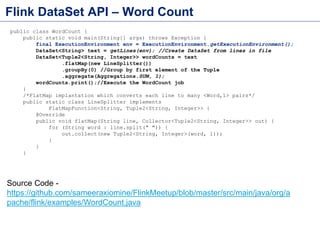 Flink Batch Processing and Iterations | PPT