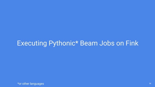 Python Streaming Pipelines with Beam on Flink | PPTX