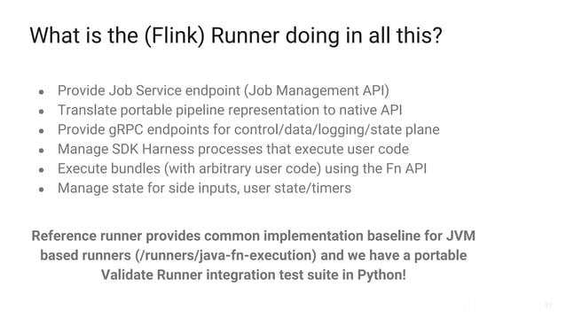 Python Streaming Pipelines with Beam on Flink | PPTX