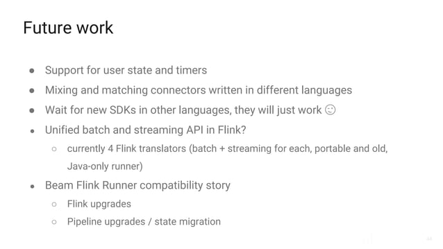 Python Streaming Pipelines with Beam on Flink | PPTX