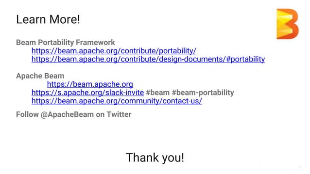Python Streaming Pipelines with Beam on Flink | PPTX