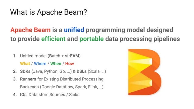 Python Streaming Pipelines with Beam on Flink | PPTX