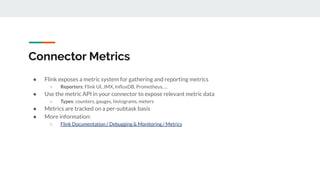 Flink Connector Development Tips & Tricks | PPT