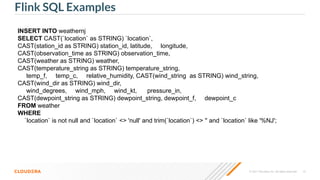 Flink sql for continuous sql etl apps & Apache NiFi devops | PPT