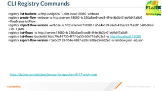 Flink sql for continuous sql etl apps & Apache NiFi devops | PPT