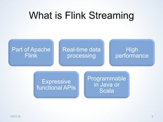 Flink Streaming | PPTX