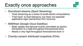 Apache Flink Overview at SF Spark and Friends | PPT