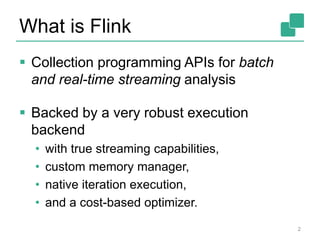 January 2015 HUG: Apache Flink: Fast and reliable large-scale data processing | PPT