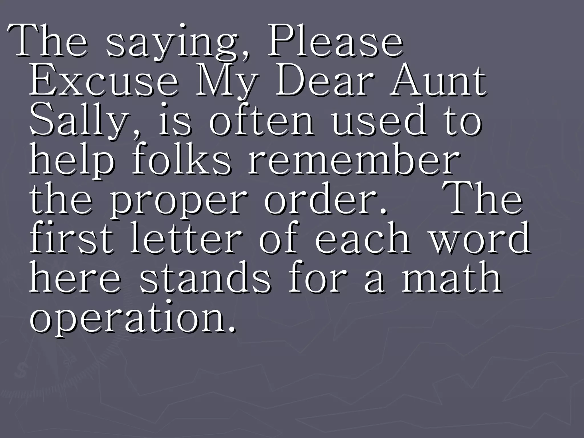 Order of Operations with the flintstones | PPT