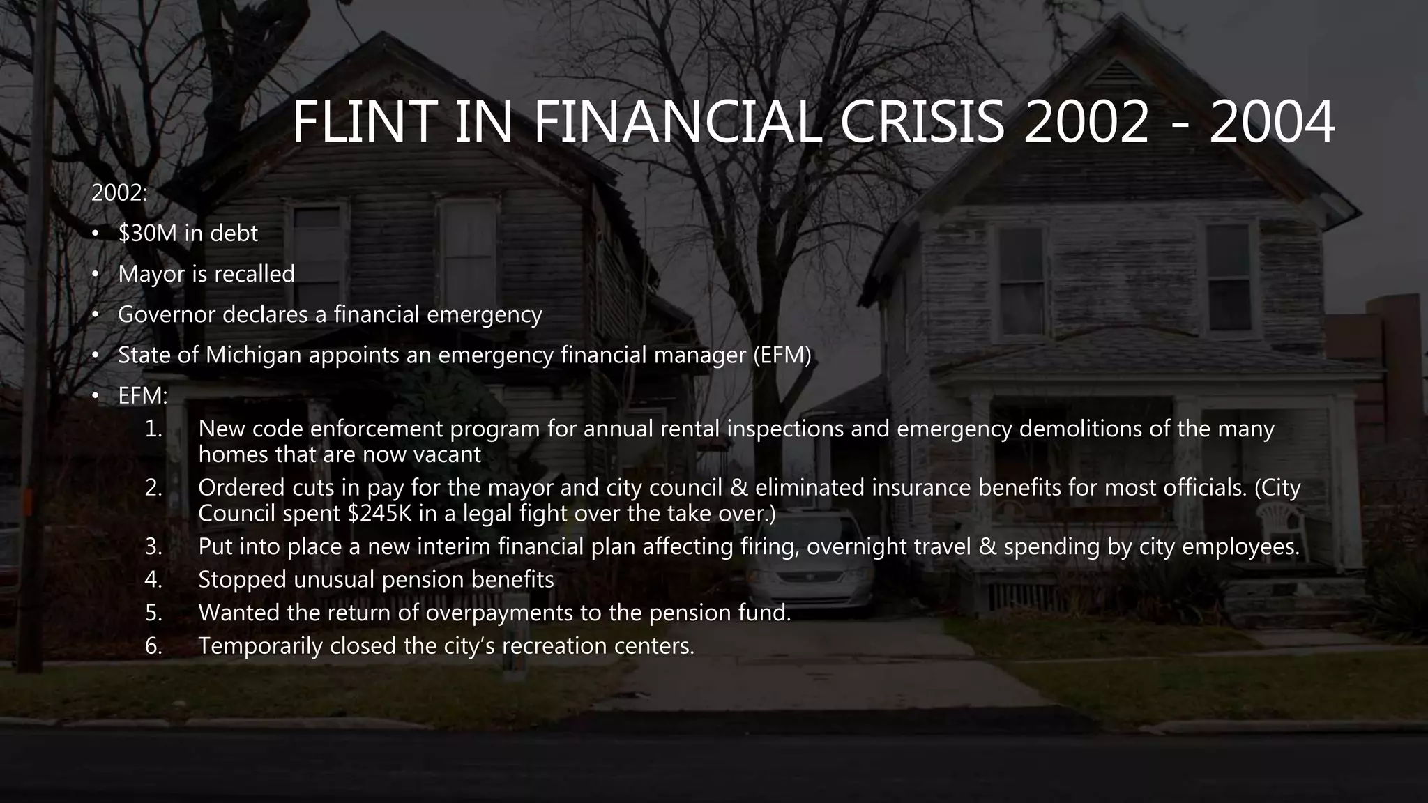 Flint Water Crisis Presentation | PPSX