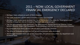 Flint Water Crisis Presentation | PPSX