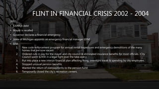 Flint Water Crisis Presentation | PPSX