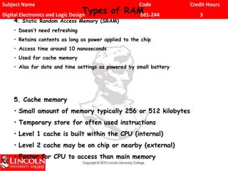 Flip flop& RAM ROM | PPTX