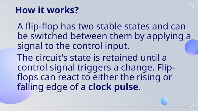 FLIP-FLOP-CIRCUIT-ELECTRONICS- QUARTER 2 | PPT
