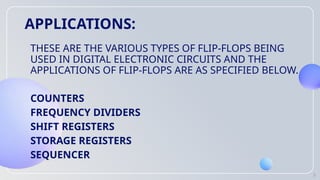 FLIP-FLOP-CIRCUIT-ELECTRONICS- QUARTER 2 | PPT
