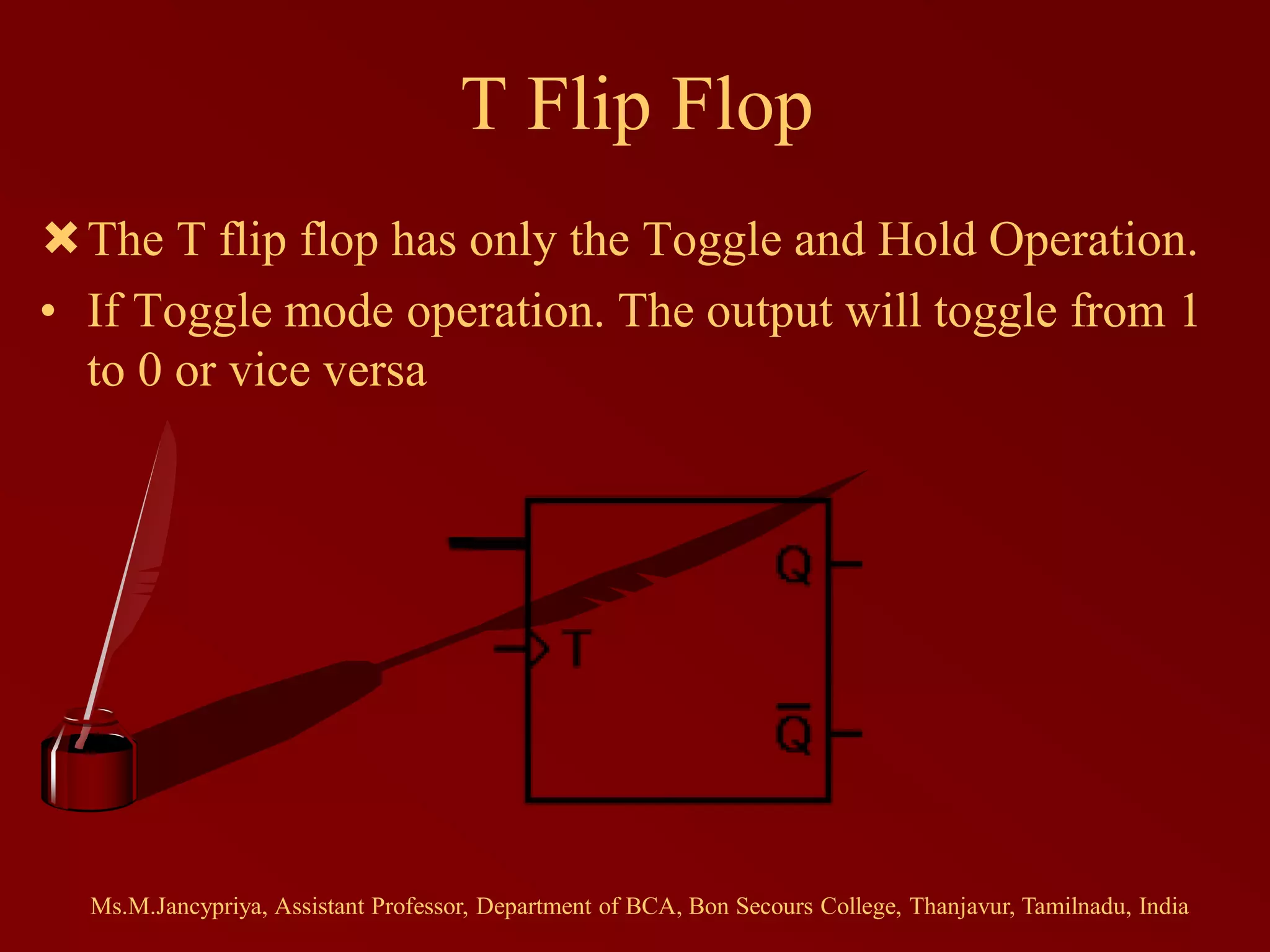 Flip Flop and Its Types | PDF