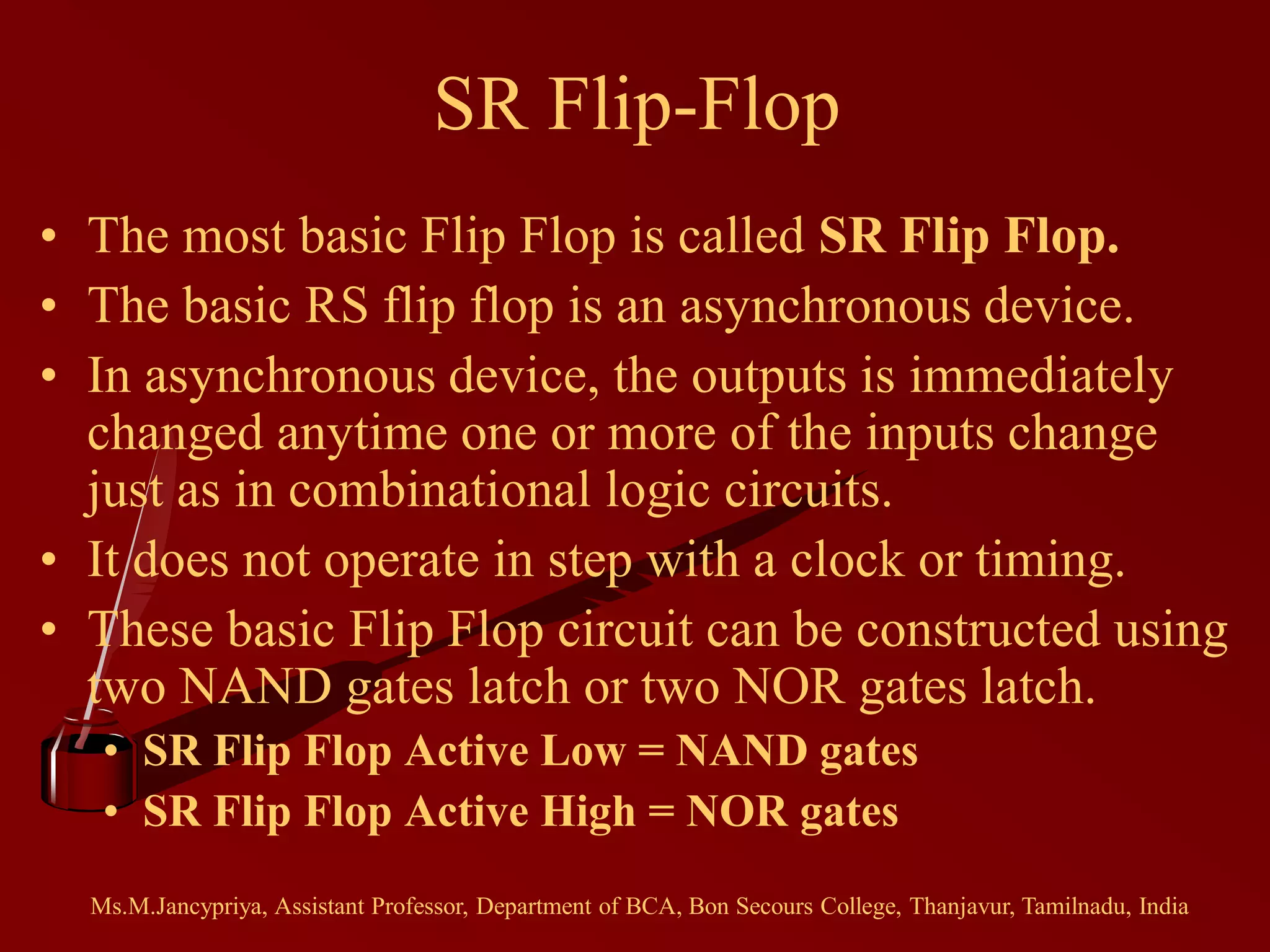 Flip Flop and Its Types | PDF
