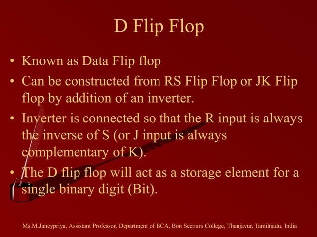 Flip Flop and Its Types | PDF | Data Storage and Warehousing | Computing