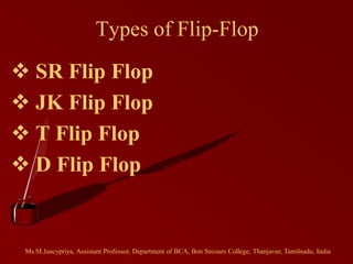 Flip Flop and Its Types | PDF