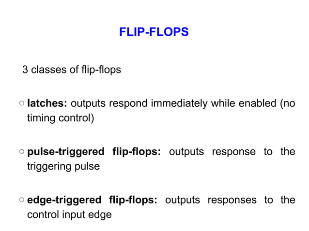 flip-flops and its application virus harmfull ppt | PPT