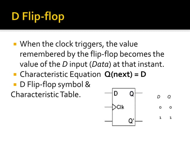 Flip flop’s state tables & diagrams | PPTX