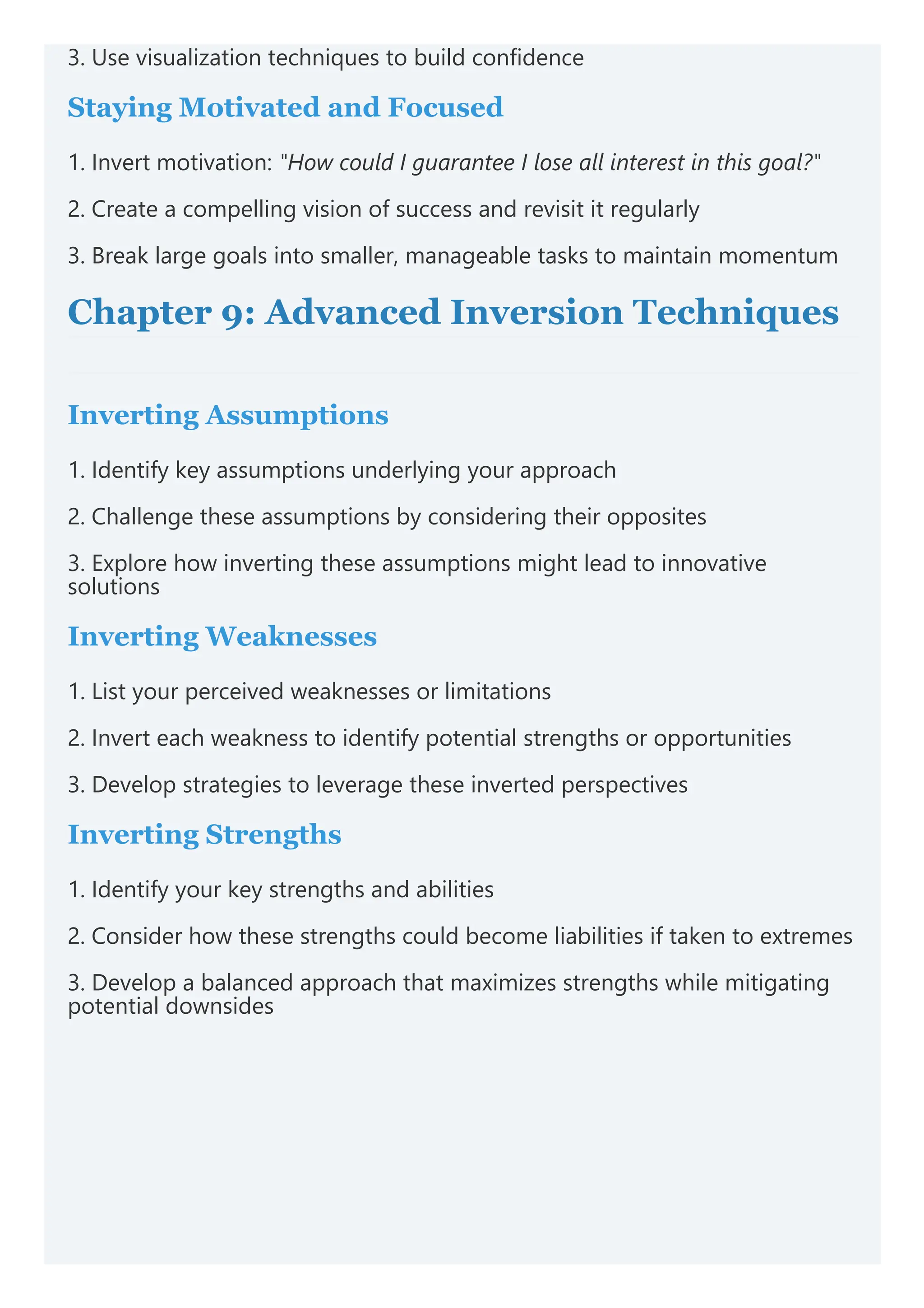 Flip The Script: Master the Inversion Technique | PDF