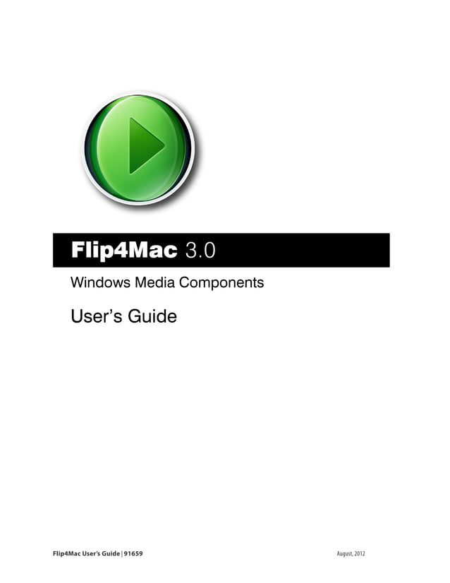 Flip4 mac userguide | PDF
