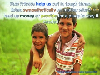 Online and Offline Friends | PPT