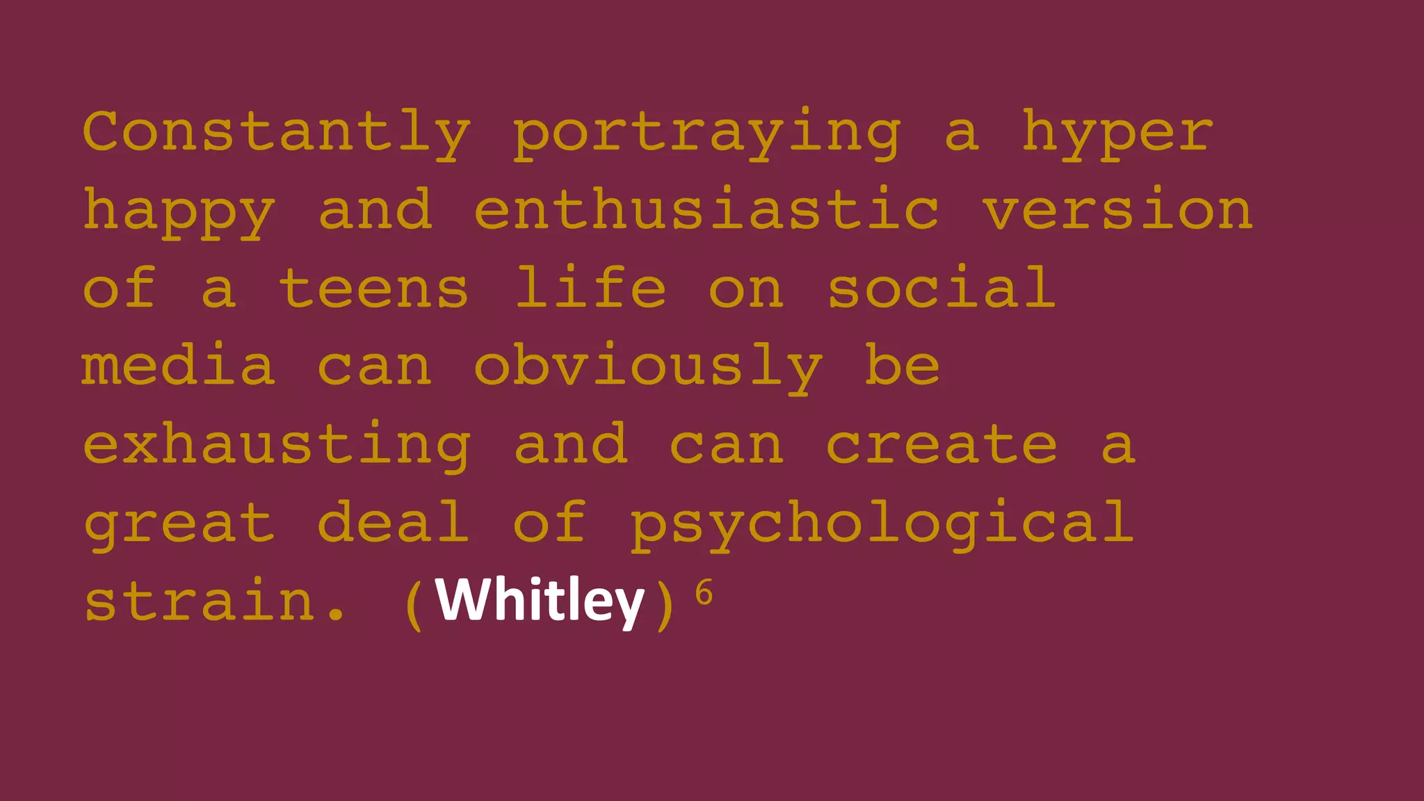 Mental Illness, Teens & Social Media | PDF