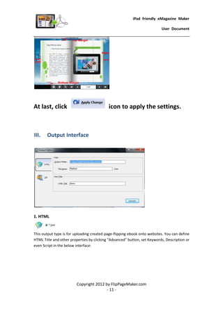 Flip book creator-for-html5-manual | PDF