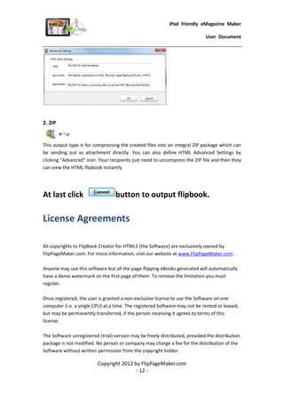 Flip book creator-for-html5-manual | PDF
