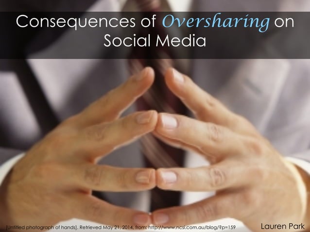 Consequences of Oversharing on Social Media | PDF