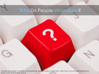 Consequences of Oversharing on Social Media | PDF