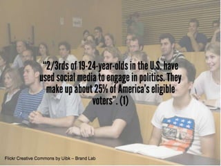 Social Media's Role in the Development of Millennial Political Views | PPTX