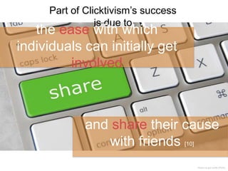 Clicktivism: Clicks Count! | PPTX