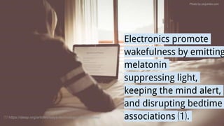 Electronics and Sleep | PPTX